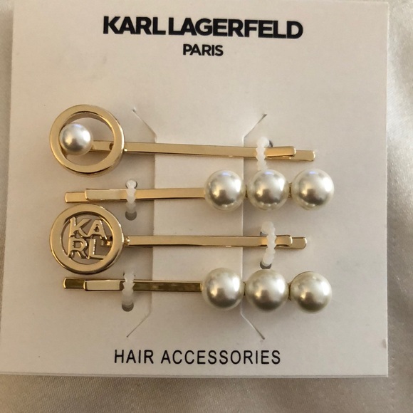 Karl Lagerfeld | Accessories | Karl Lagerfeld Paris Gold Tone 4pc Faux ...